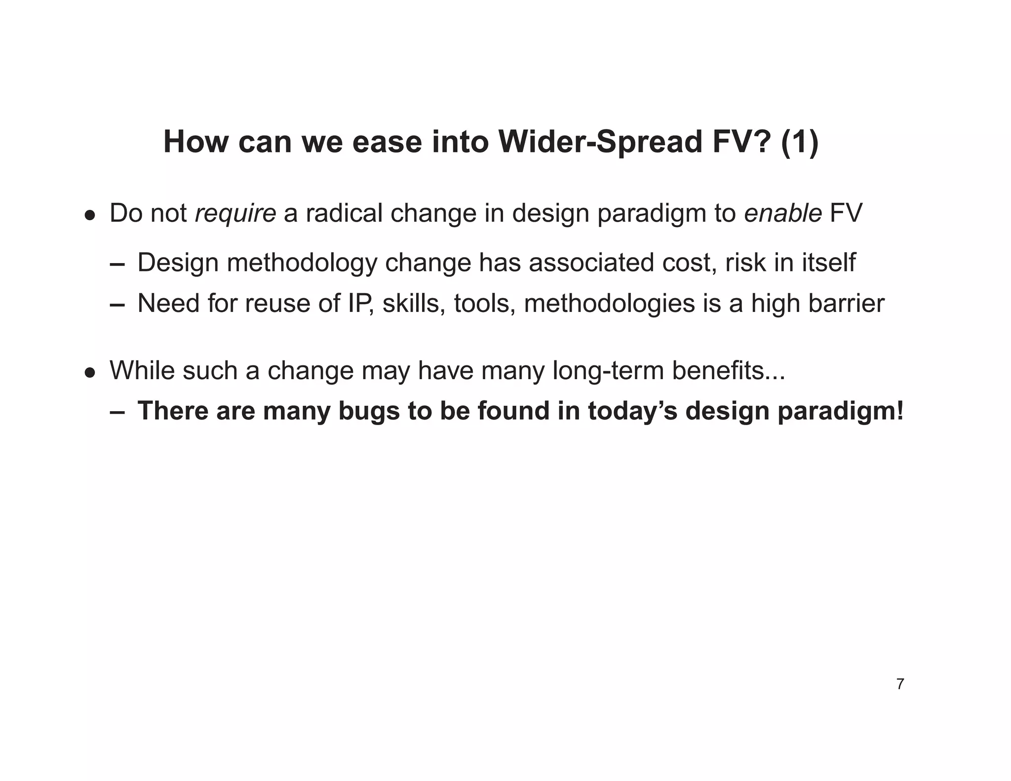 Integrating Formal Into Main Stream Verification The Ibm Experience Ppt