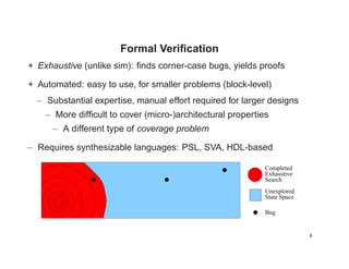Integrating Formal Into Main-Stream Verification: The IBM Experience | PPT