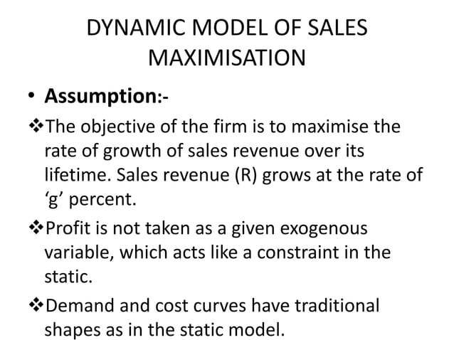 BAUMOL THEORY.ppt | Business Accounting & Finance | Business