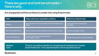 “Benchmarking vs. Benchmarketing: Why Should You Care?,” a Presentation ...