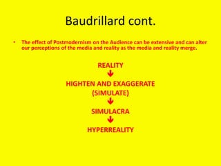 Baurillard hyperreality | PPTX