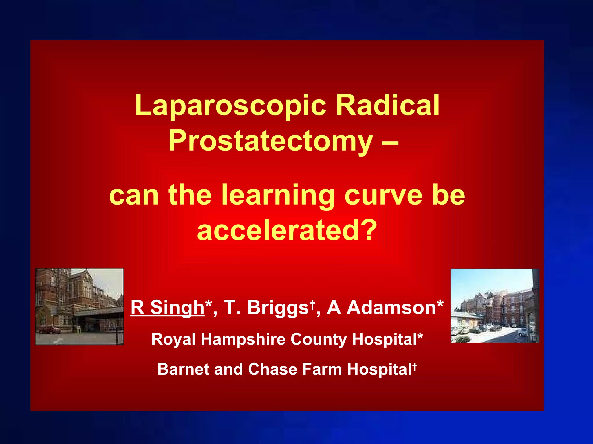 Lap prostate learning curve | PPT