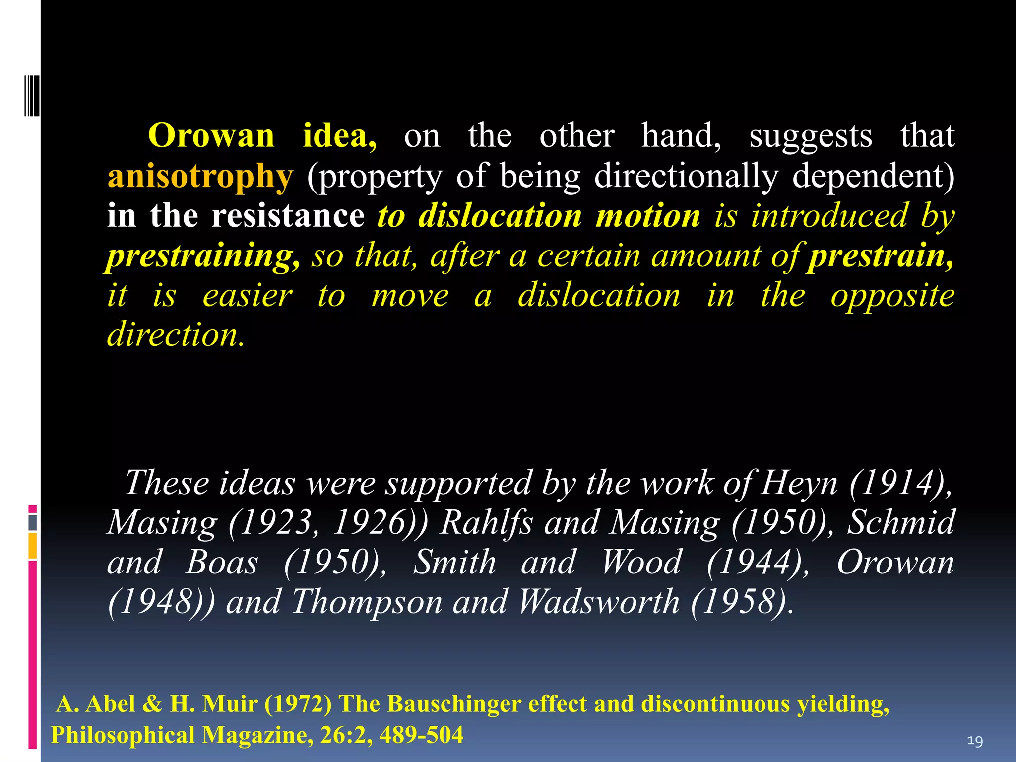 Bauschinger Effect | PPTX