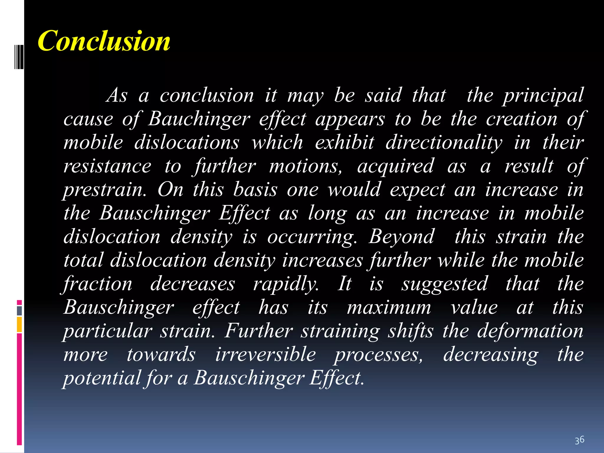 Bauschinger Effect | PPTX