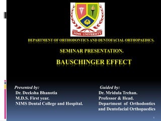 Bauschinger Effect | PPTX