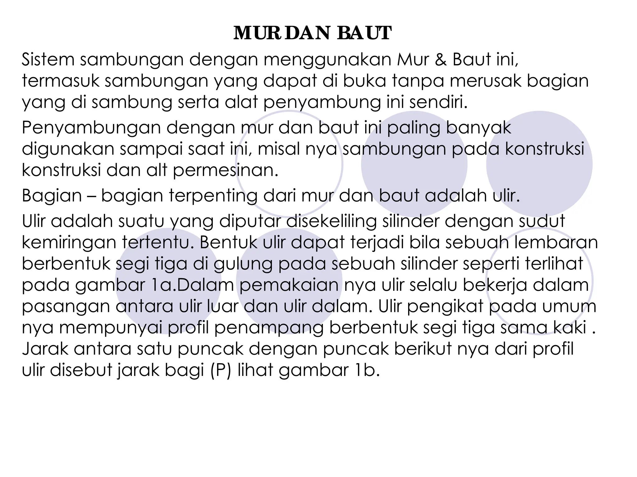 Baut_dan_mur pengenalan gambar teknik untuk baut | PDF