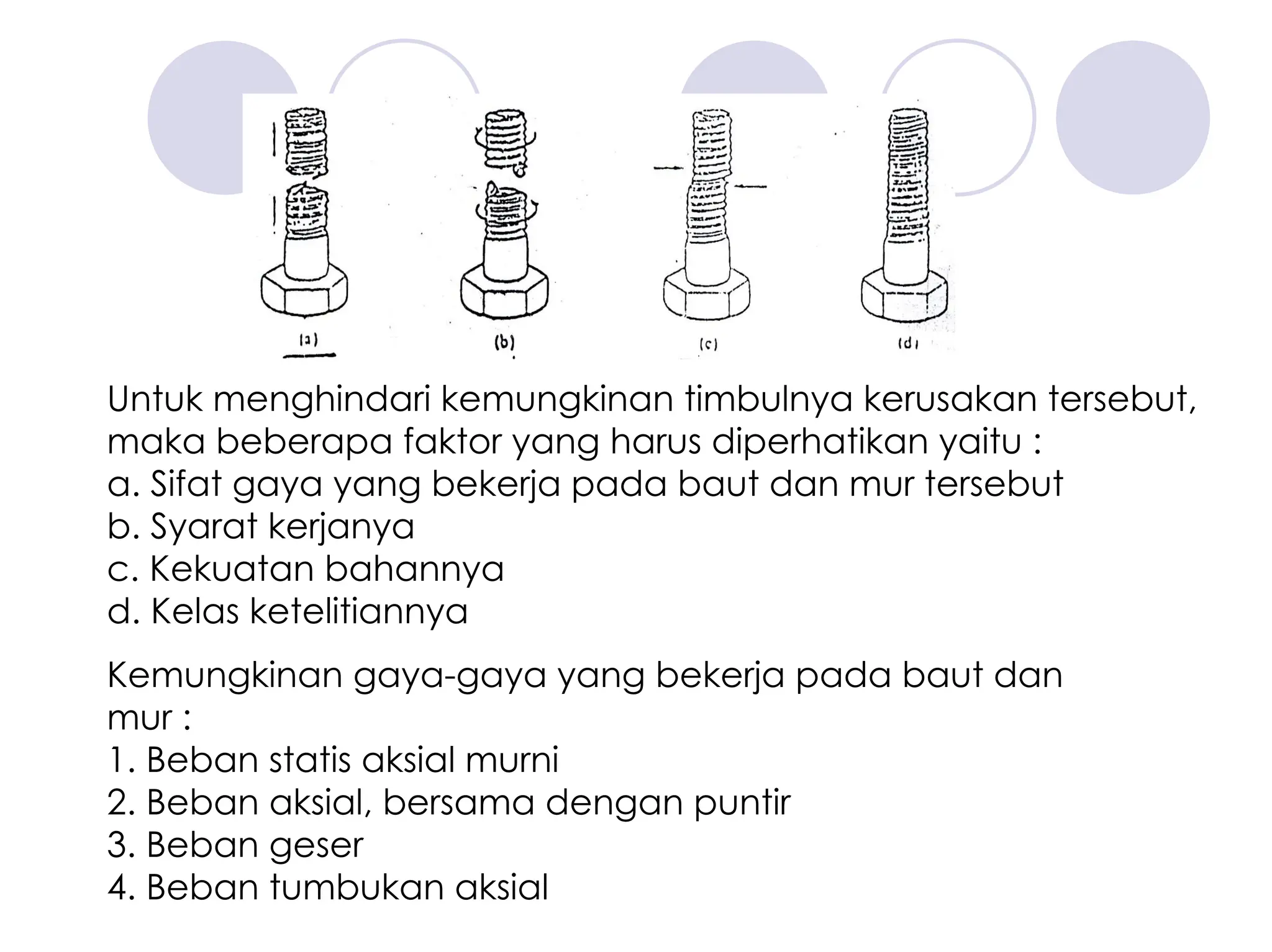 Baut_dan_mur pengenalan gambar teknik untuk baut | PDF