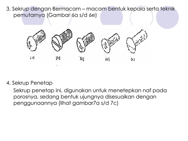 Baut_dan_mur pengenalan gambar teknik untuk baut | PDF