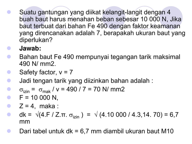 Baut_dan_mur pengenalan gambar teknik untuk baut | PDF