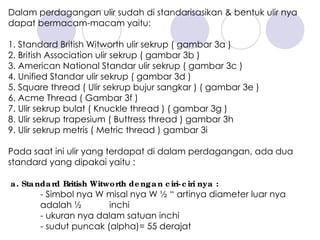 Baut_dan_mur pengenalan gambar teknik untuk baut | PDF