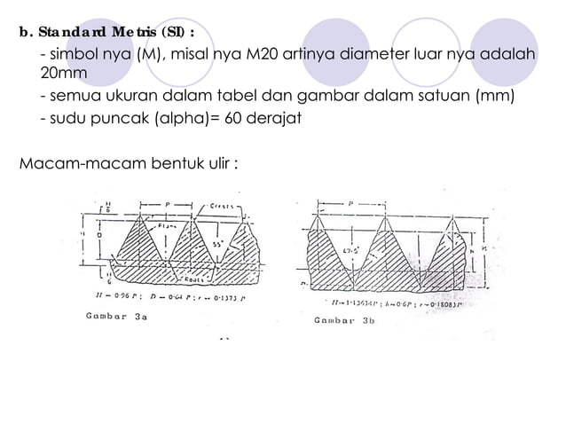 Baut_dan_mur pengenalan gambar teknik untuk baut | PDF