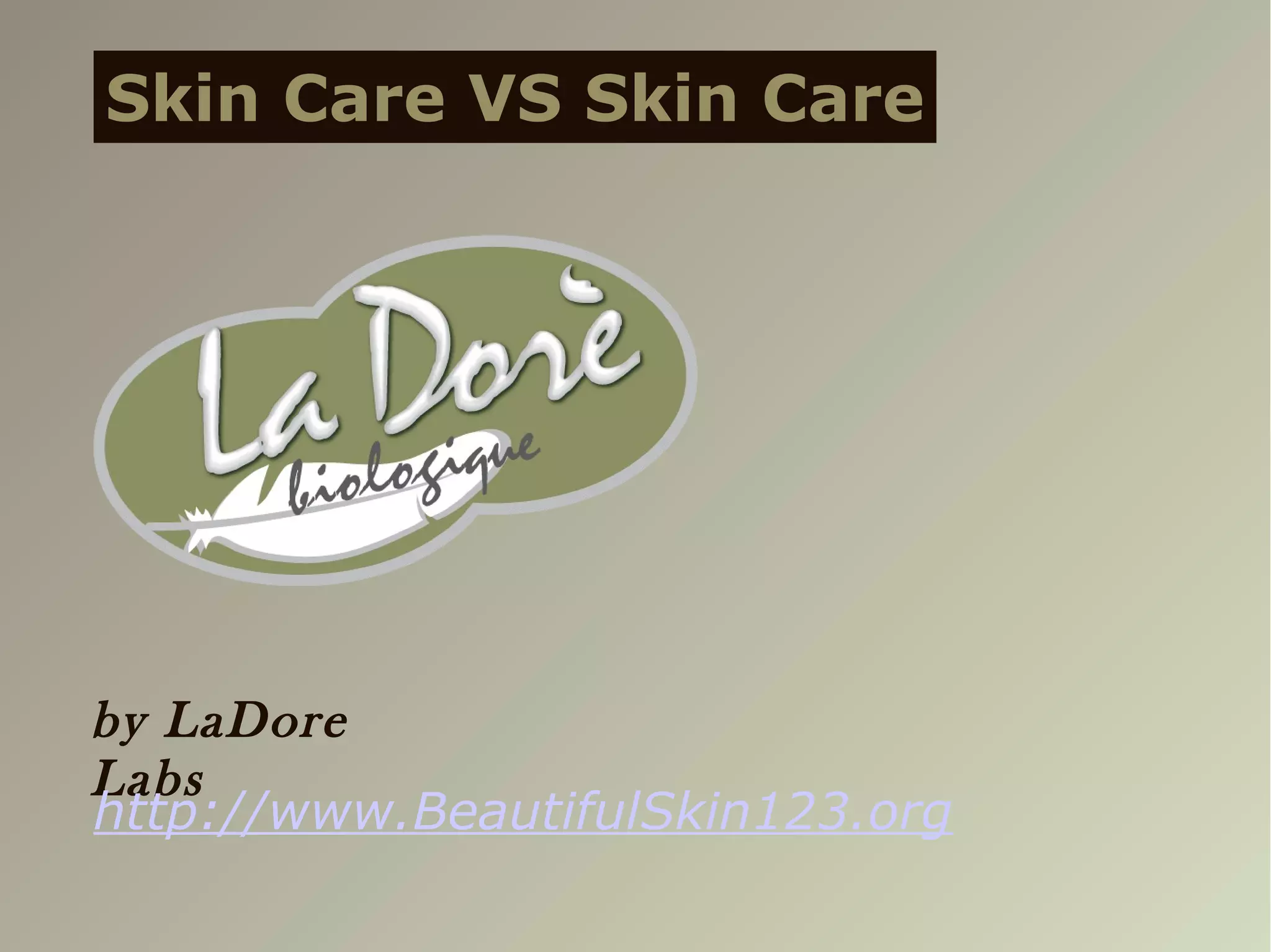 Beautiful Skin Care VS Problem-Solving Skin Care | PPT | Skin and ...