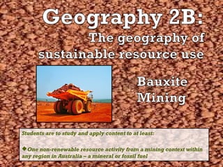 Bauxite mining | PPT