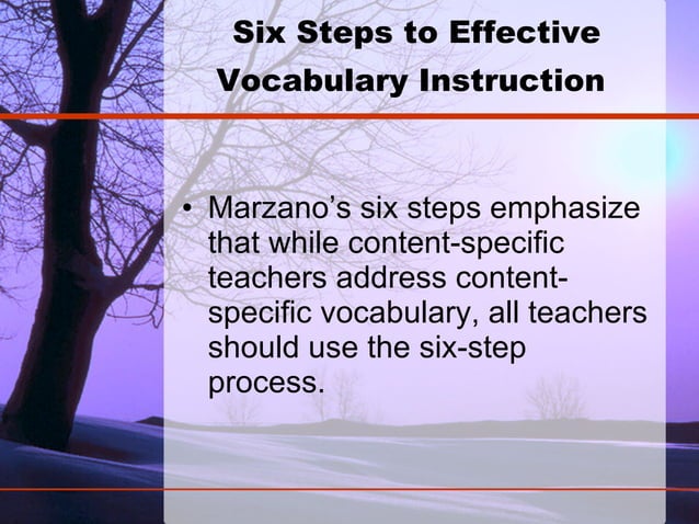 Building Academic Vocabulary | PPT