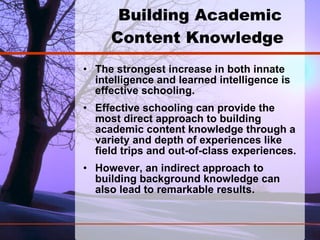 Building Academic Vocabulary | PPT