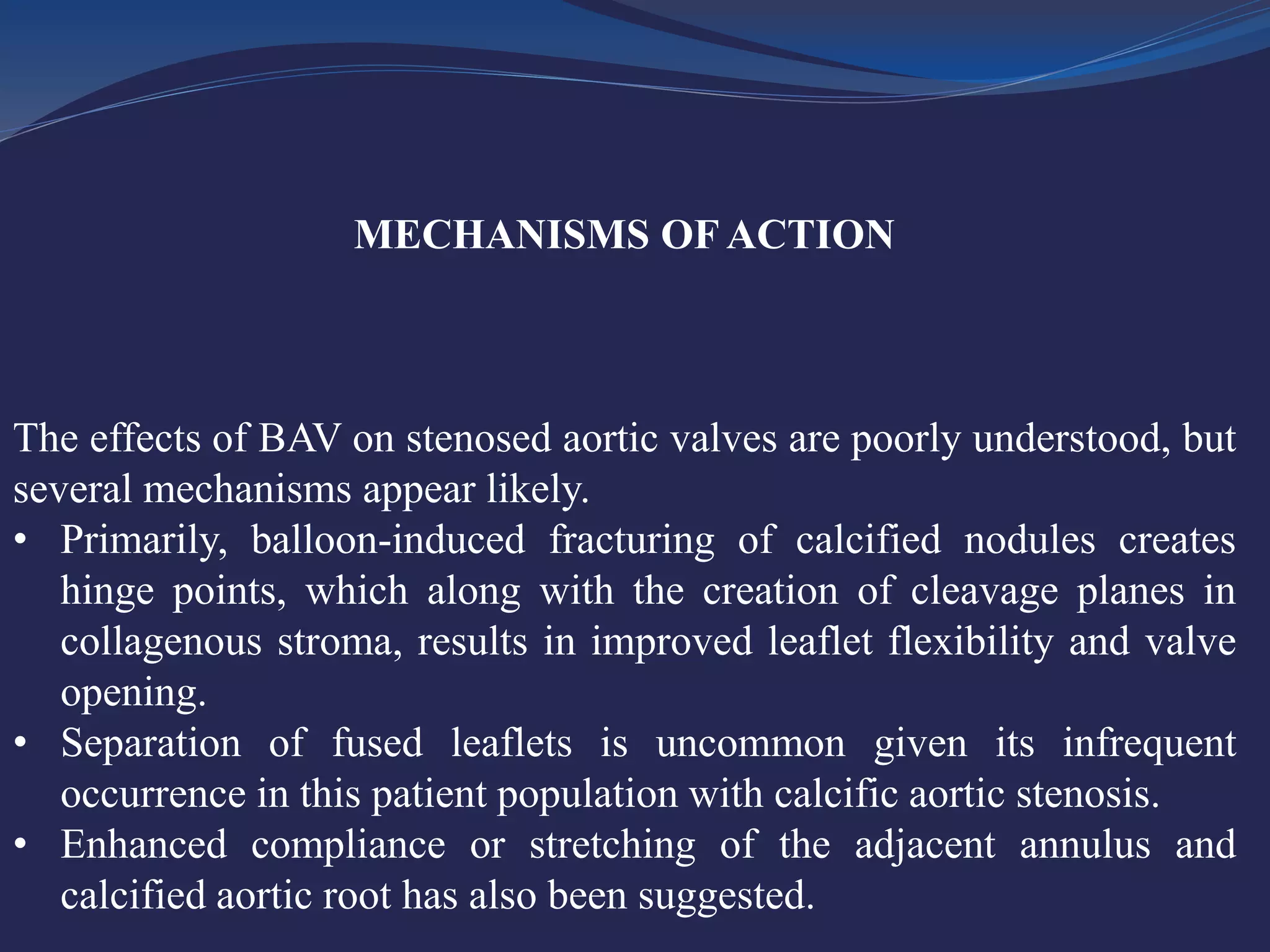 BALLOON AORTIC VALVULOPLASTY | PPTX