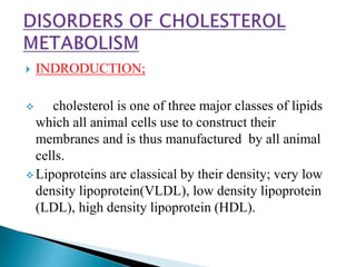 cholesterol metabolism | PPTX
