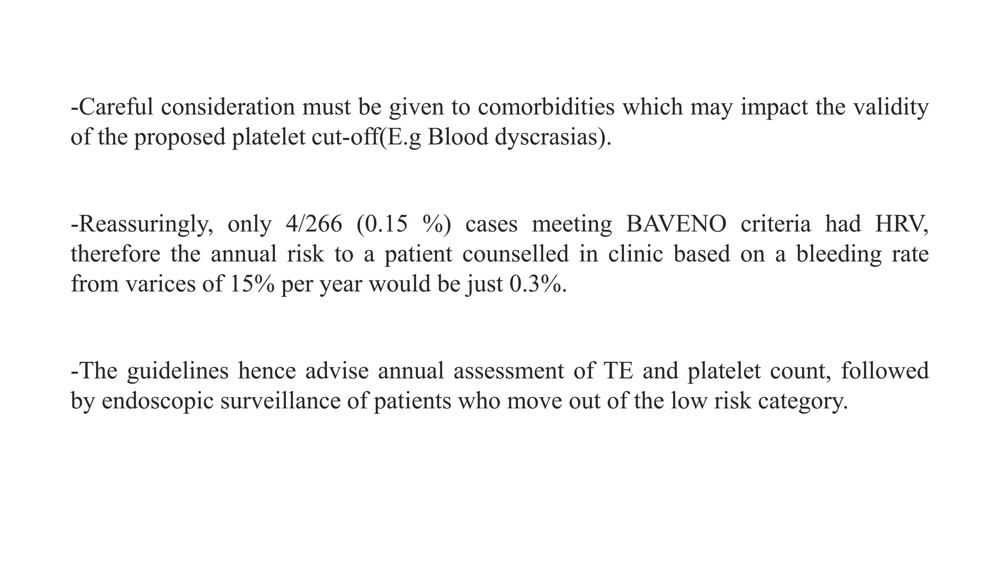 Baveno criteria journal club 28.10.2020