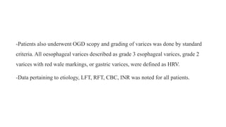 Baveno criteria journal club 28.10.2020
