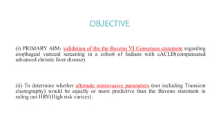 Baveno criteria journal club 28.10.2020