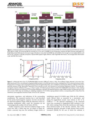 All-Epitaxial Bulk Acoustic Wave Resonators | PDF