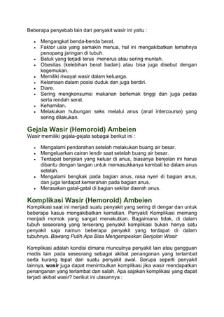 Bawang putih apa bisa mengempeskan benjolan wasir | PDF