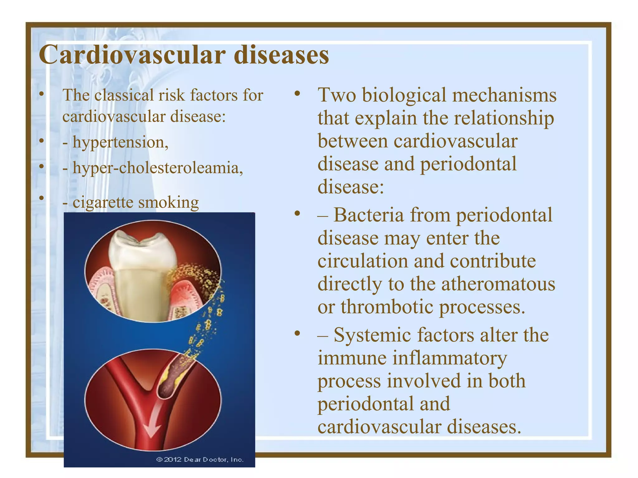 Oral manifestation of Systemic Diseases | PPT