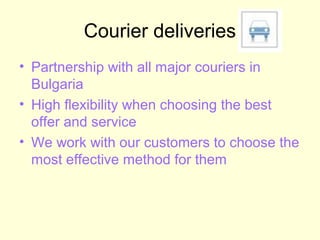 ADL Anywhere Delivery and Logistics Presentation | PPT