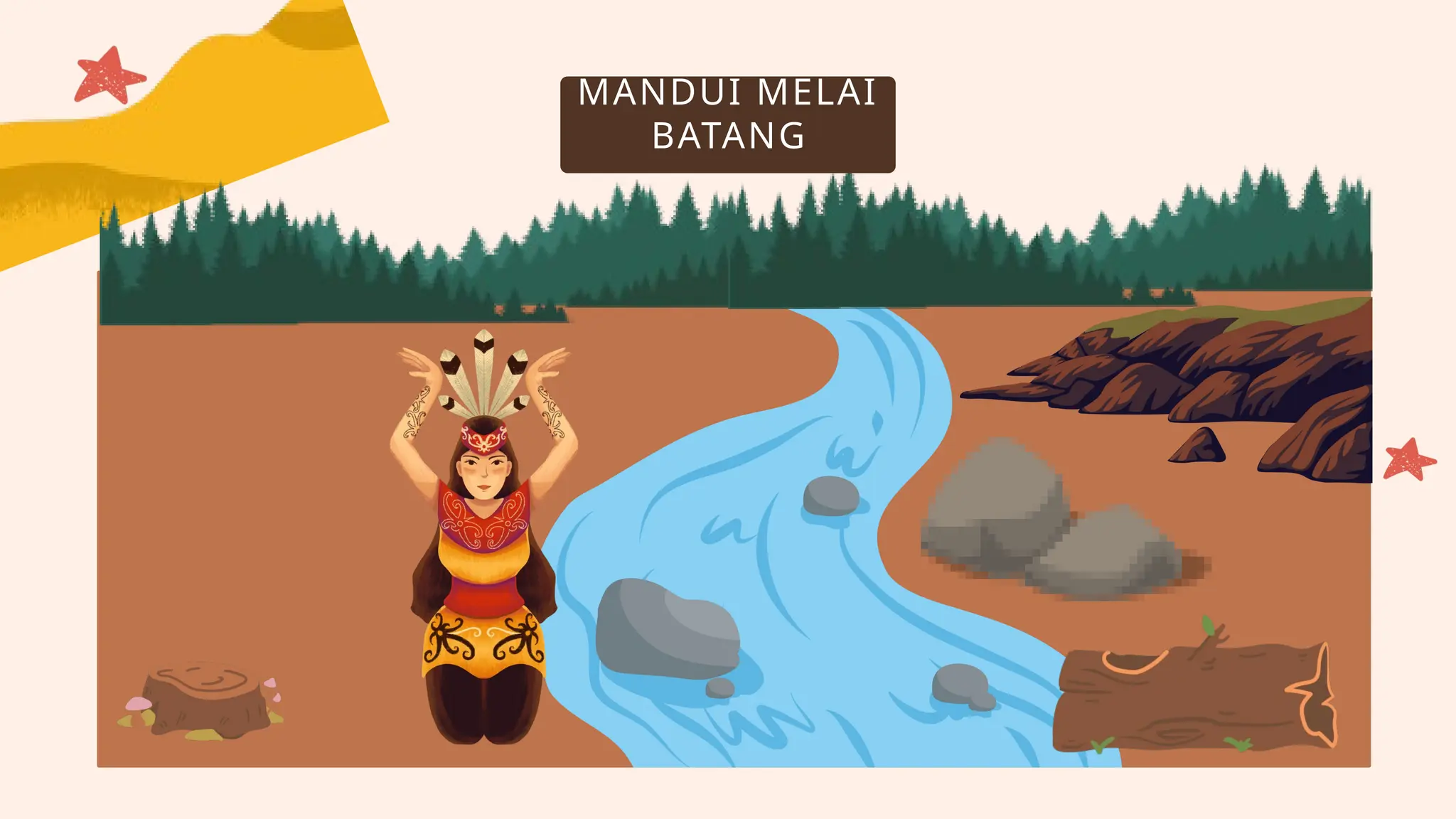 Bahan Tayang Cerita Rakyat Kalimantan Tengah Bawi Kuwu.pptx