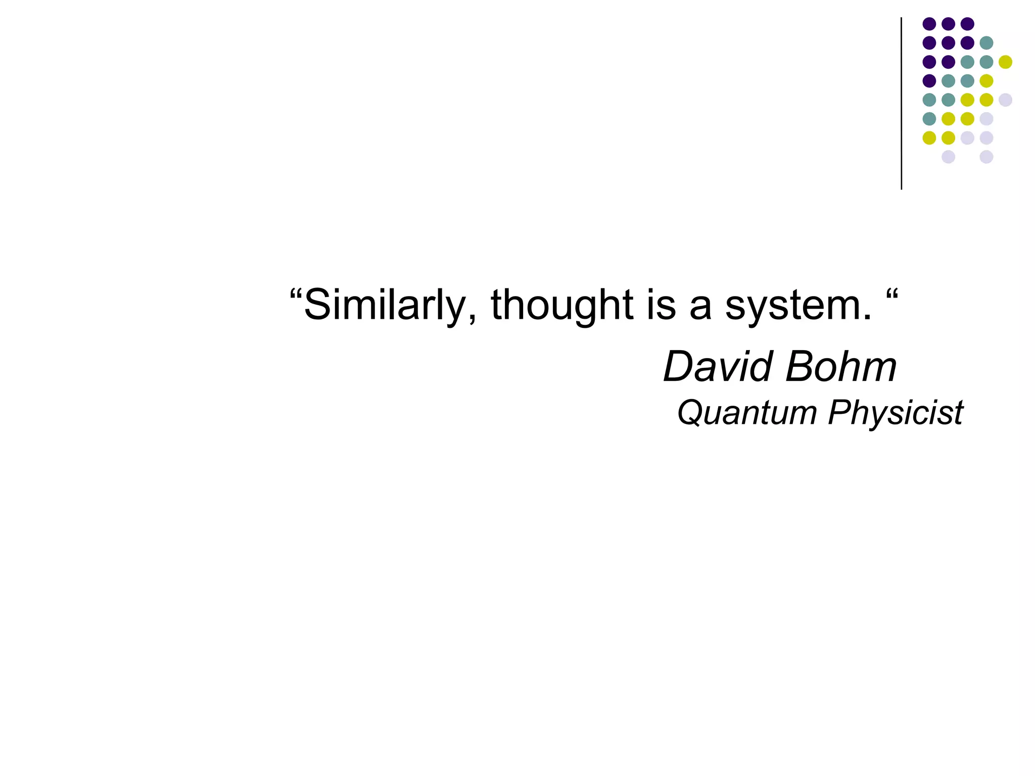 Think Systemically - Act Intelligently | PPT