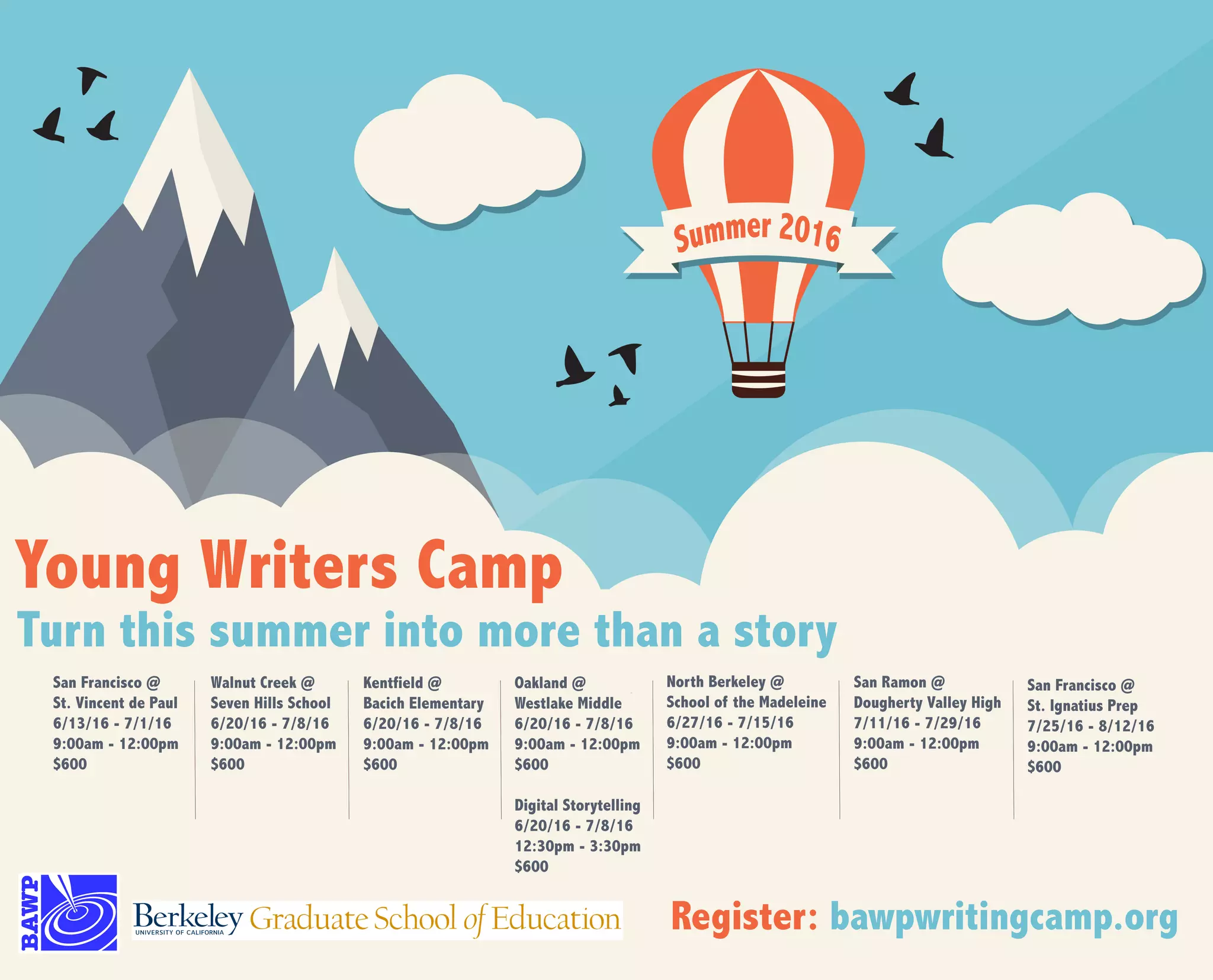 BAWP Young Writers Camp- Summer 2016 | PPT