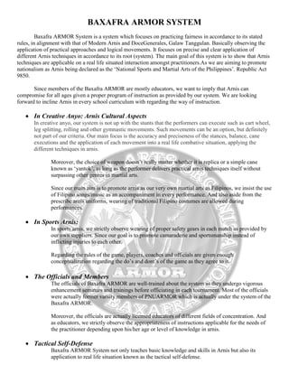 Baxafra armor system | PDF