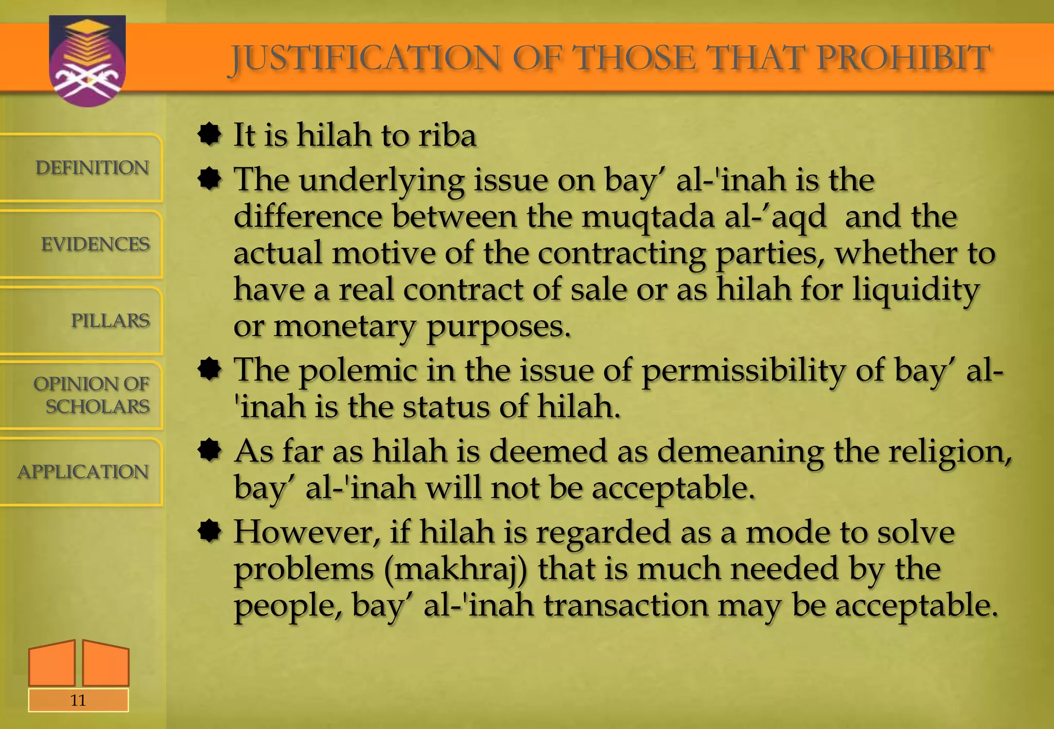 Bay' al-'Inah | PPTX