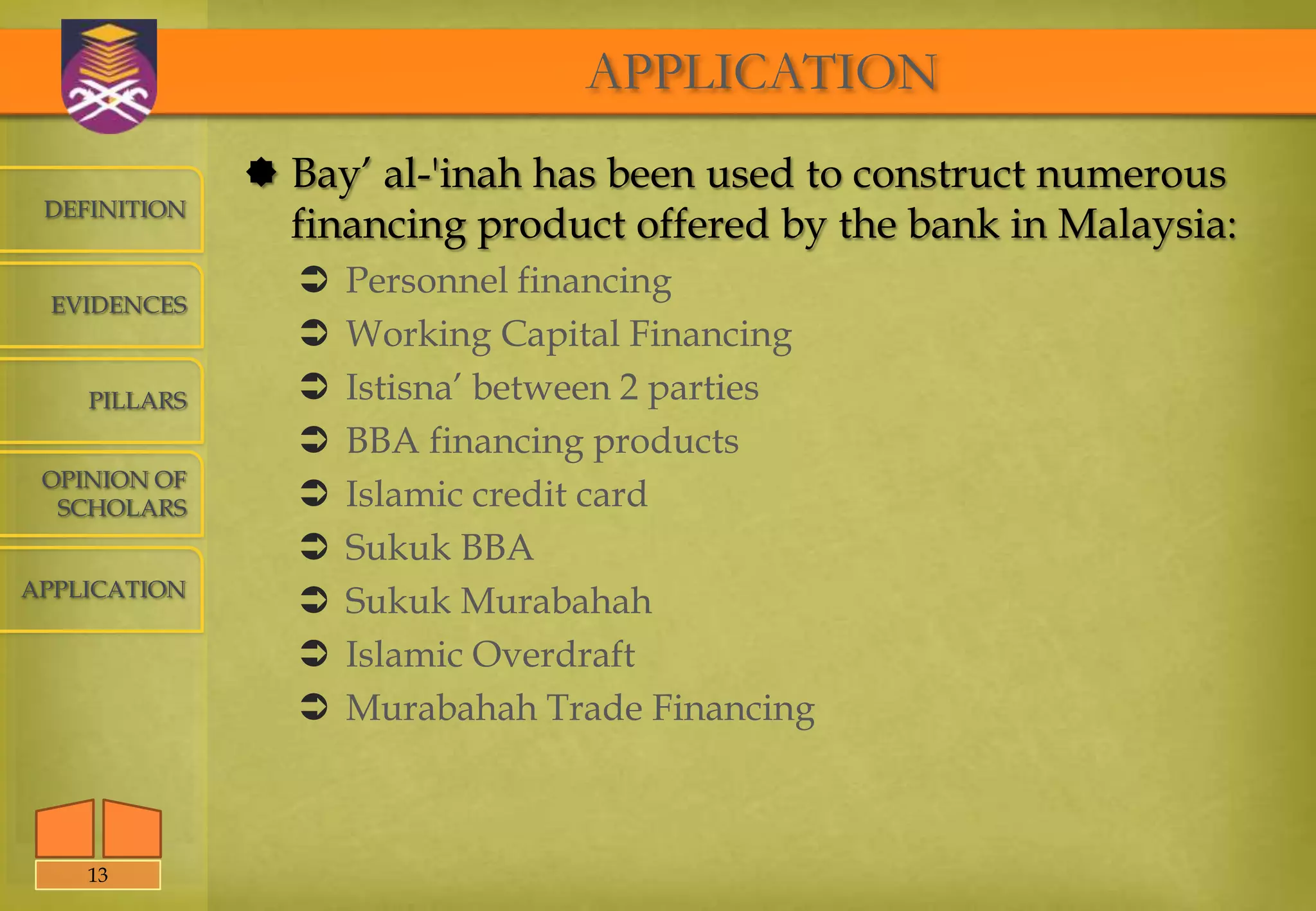 Bay' al-'Inah | PPTX