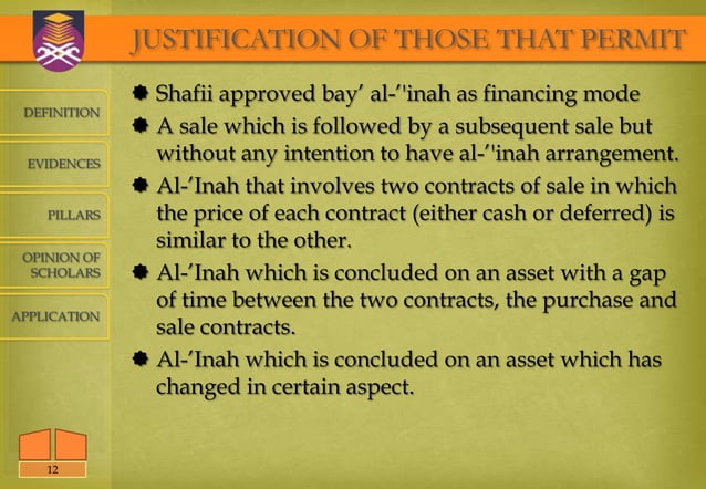 Bay' al-'Inah | PPTX | Islam | Religion & Spirituality