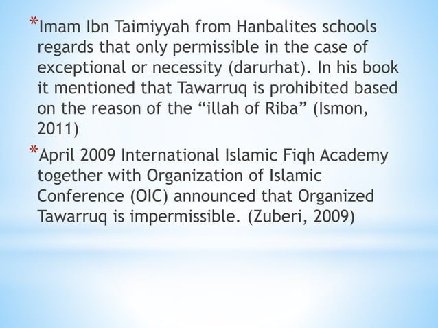 Bay al inah and tawarruq | PPTX