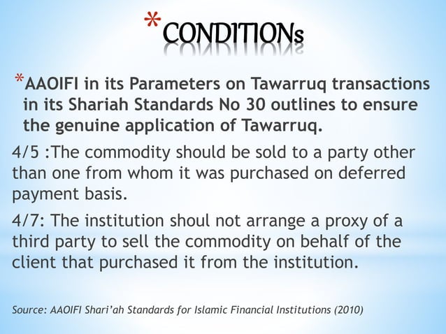 Bay al inah and tawarruq | PPTX