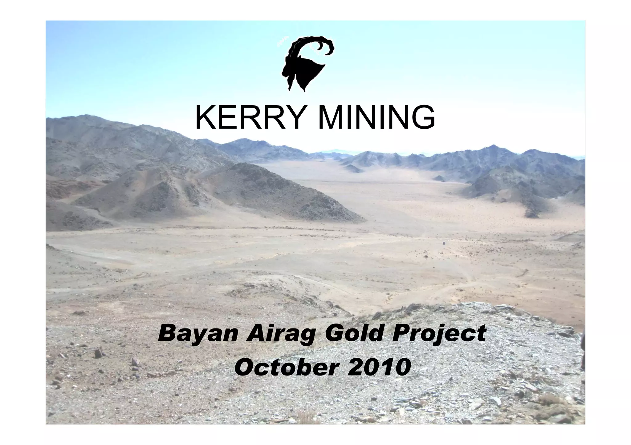 14.10.2010 Bayan airag gold project, John Wyche | PDF