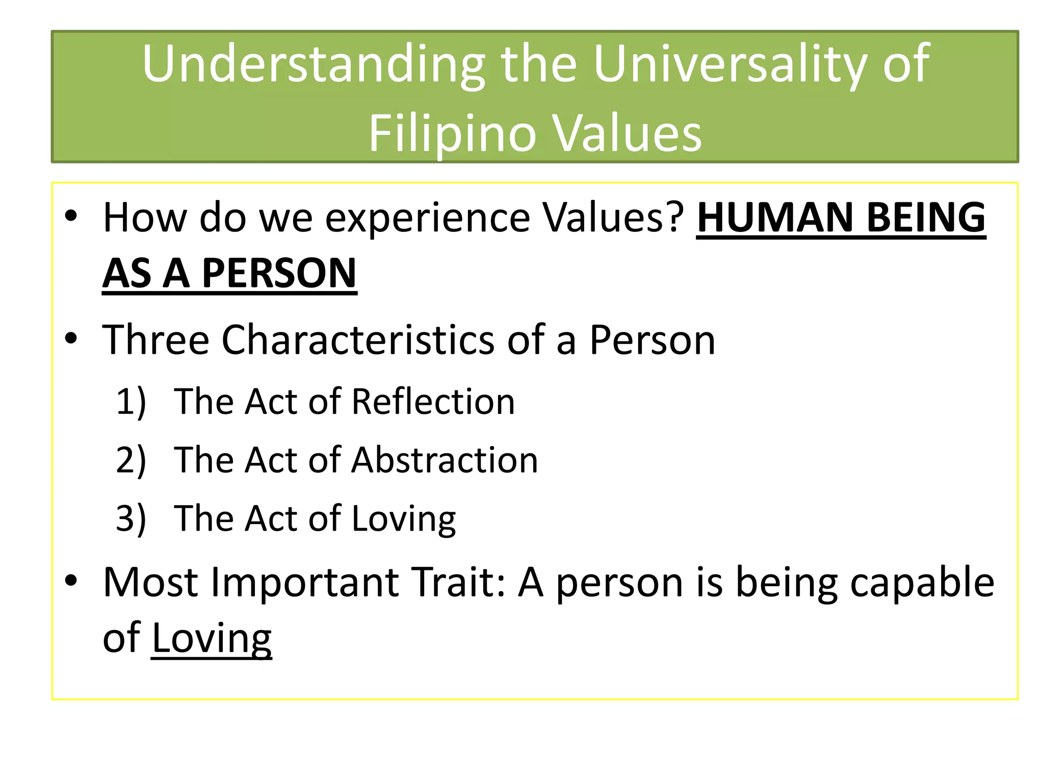 LESSON 3: FILIPINO VALUES: BAYANIHAN | PPTX