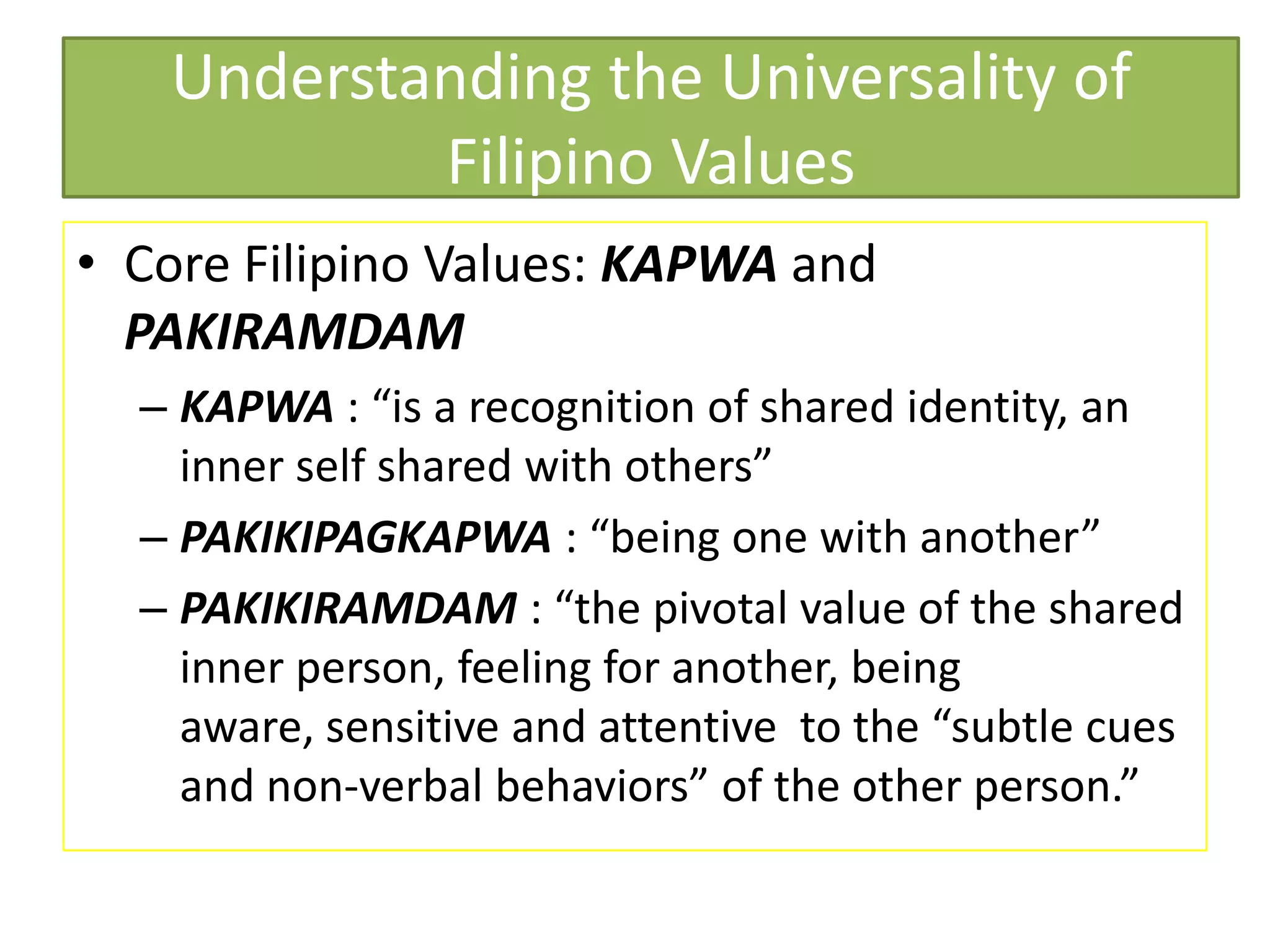 LESSON 3: FILIPINO VALUES: BAYANIHAN | PPTX