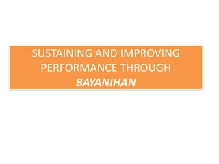 LESSON 3: FILIPINO VALUES: BAYANIHAN | PPTX