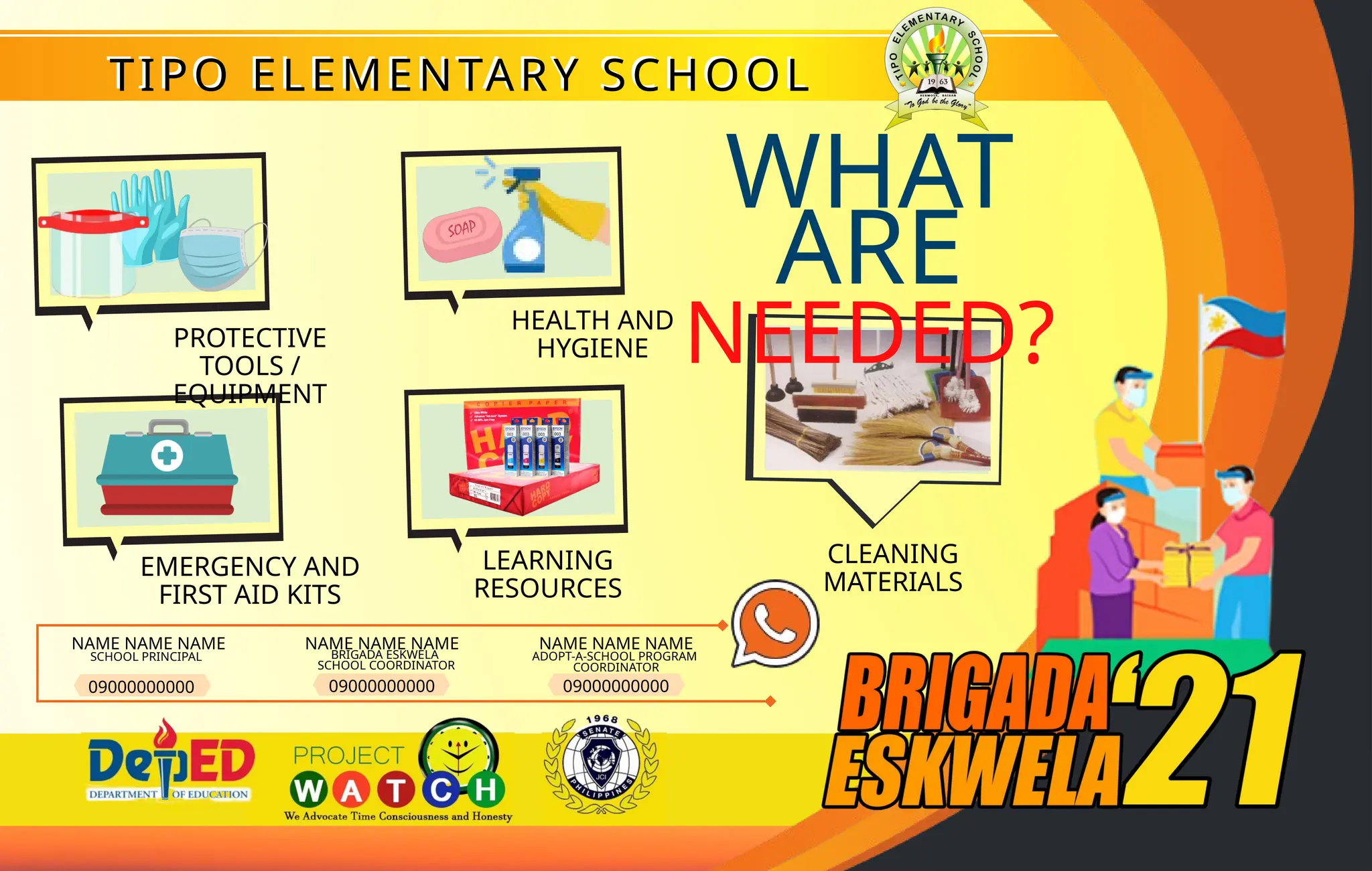 Brigada Eskwela template. For documetation | PPTX