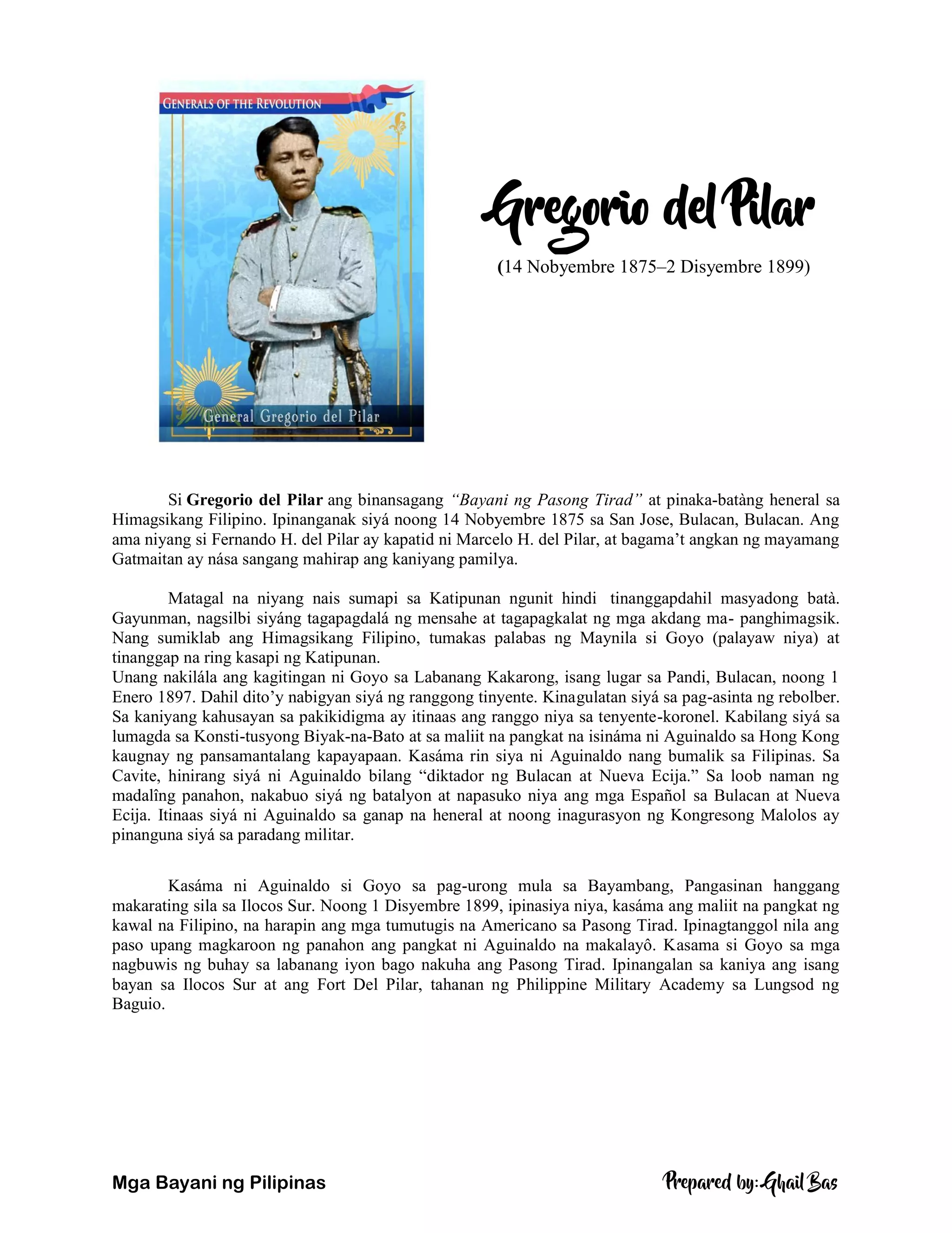 Bayani ng Pilipinas | PDF
