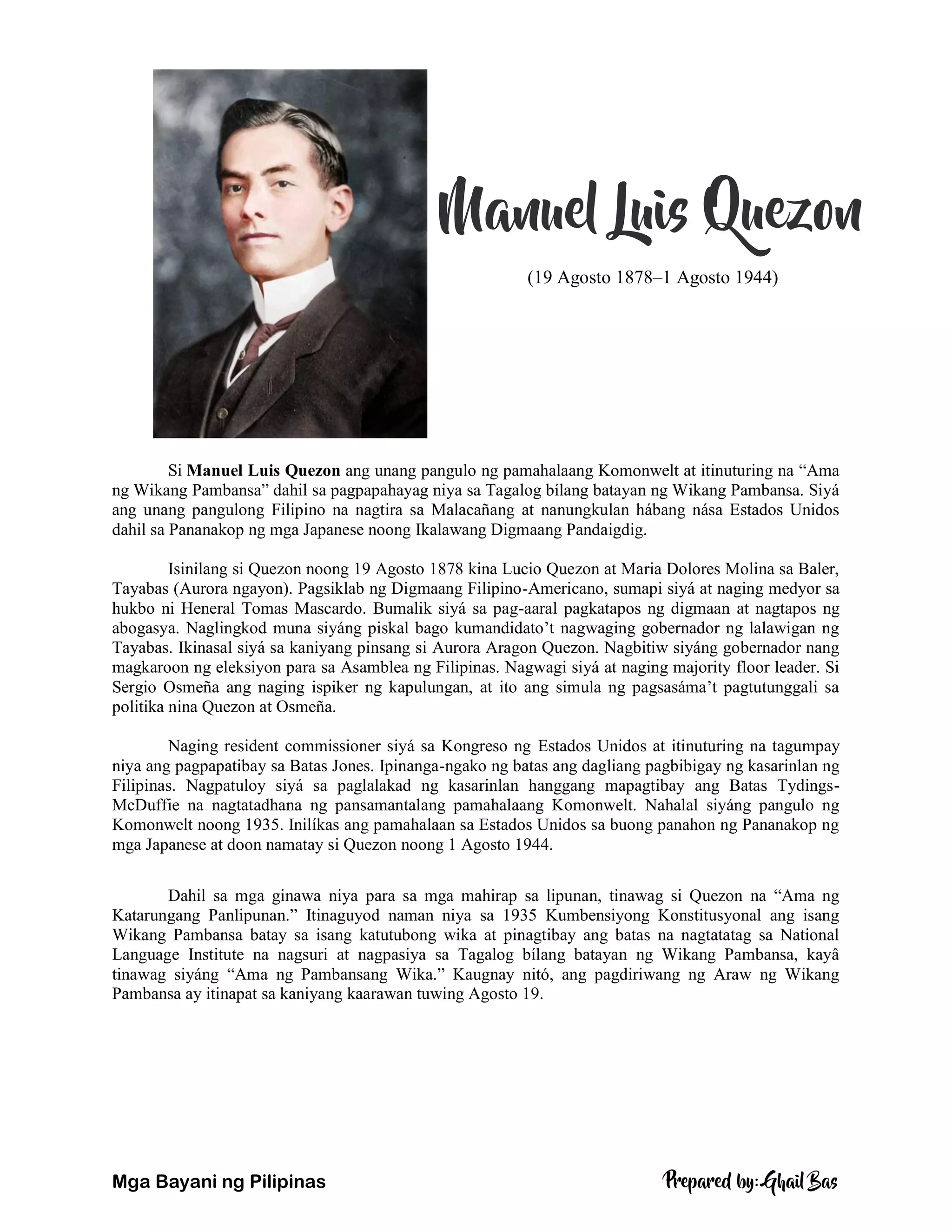 Bayani ng Pilipinas | PDF