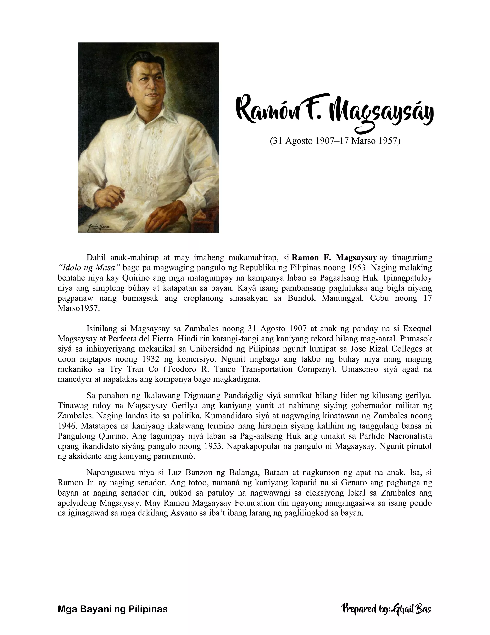 Bayani ng Pilipinas | PDF