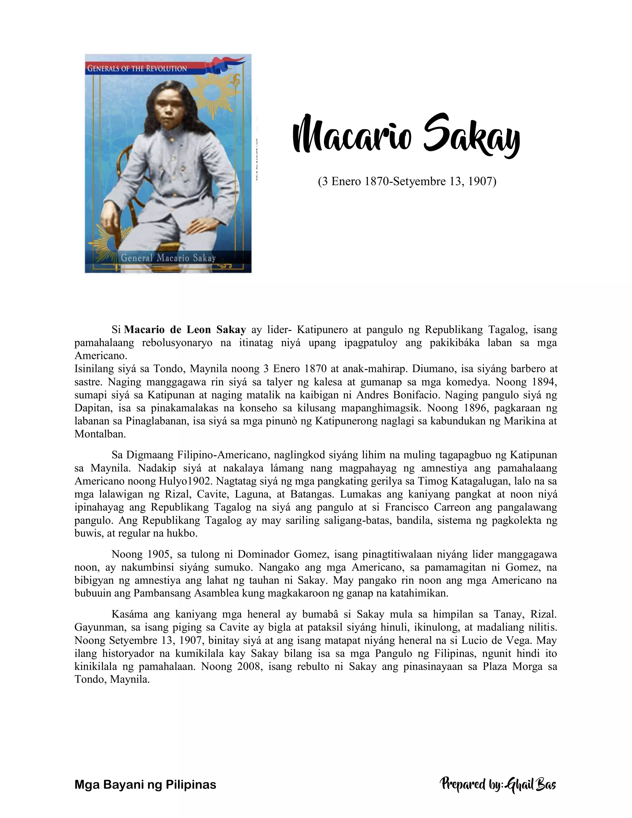 Bayani ng Pilipinas | PDF