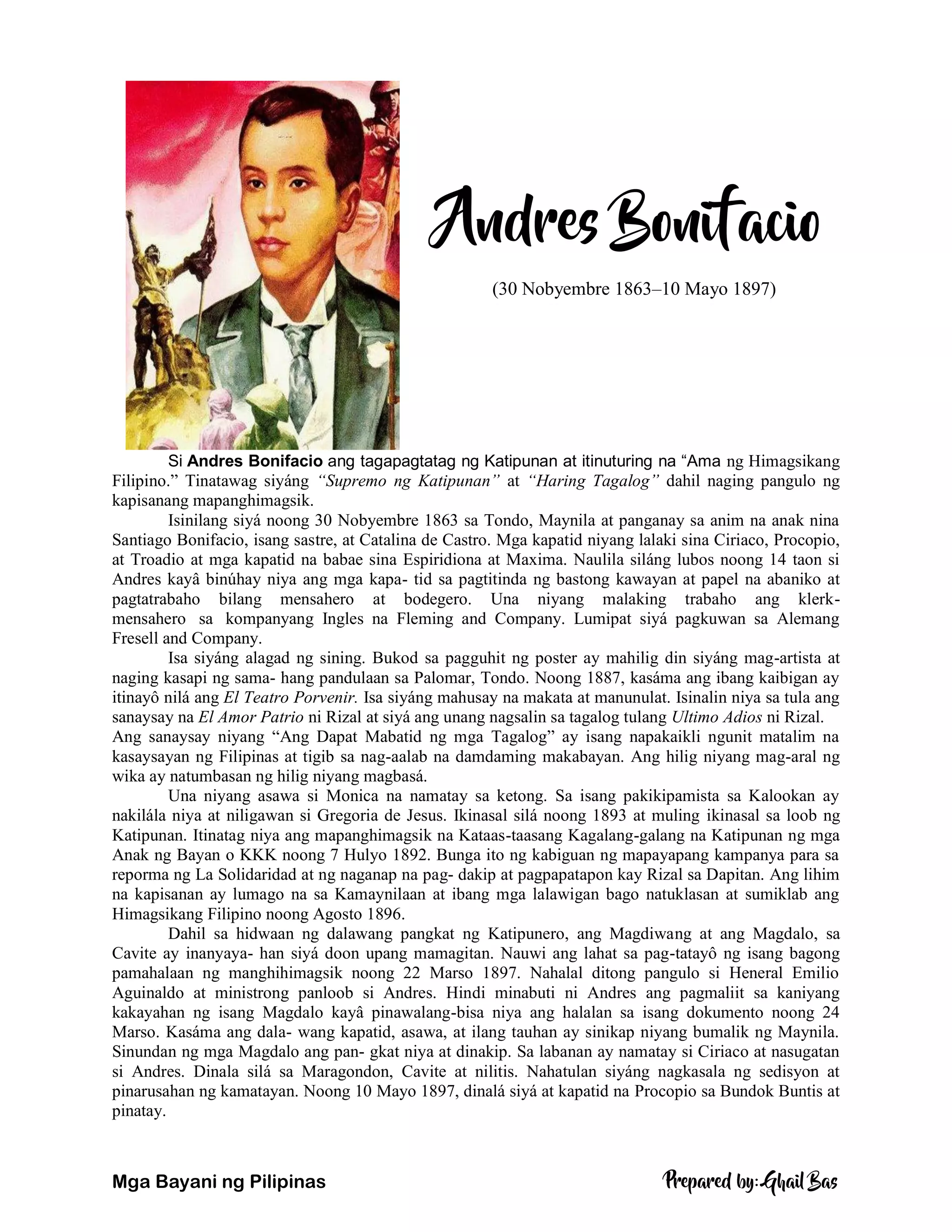 Bayani ng Pilipinas | PDF