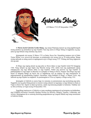 Gabriela Silang Talambuhay