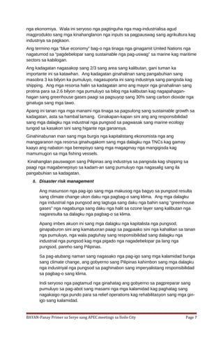 Bayan Panay's APEC Primer | PDF