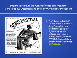Building Bridges Through Revolutionary Nonviolence: Bayard Rustin and ...